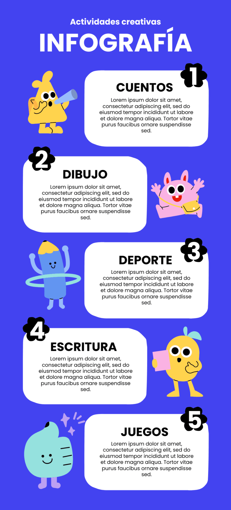 Ejemplos de infografías para niños 【Plantillas Gratis】