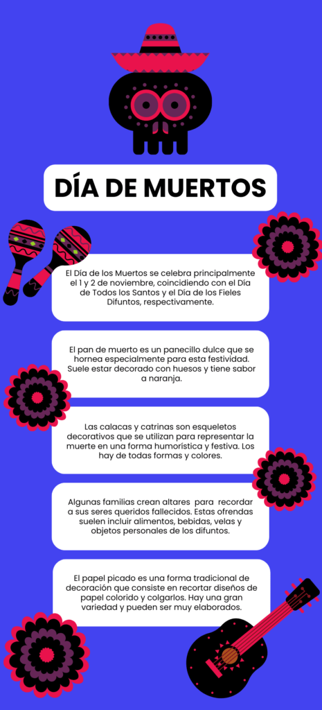 Infografías del Día de Muertos 【Descargar】
