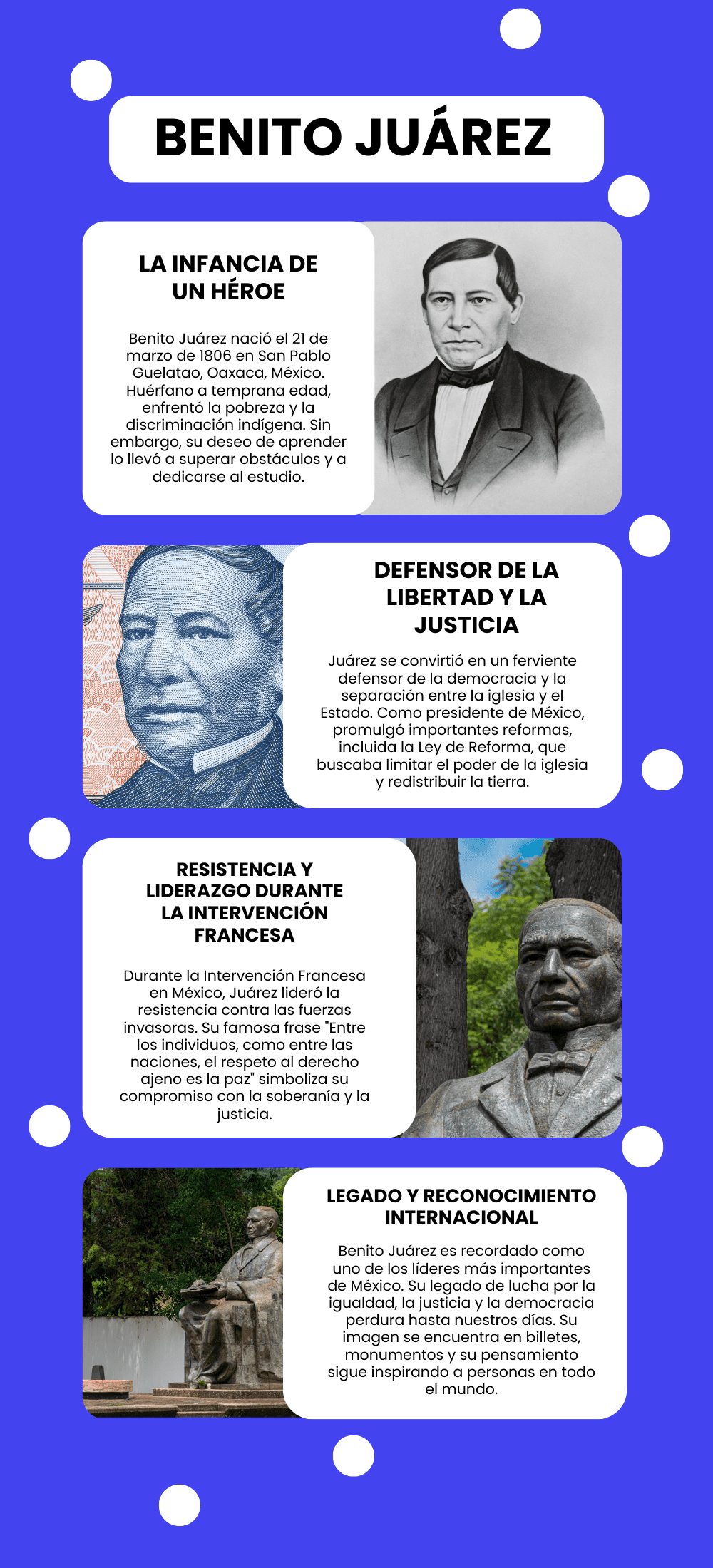 Infografías de Benito Juárez | ⬇️ Descarga GRATIS