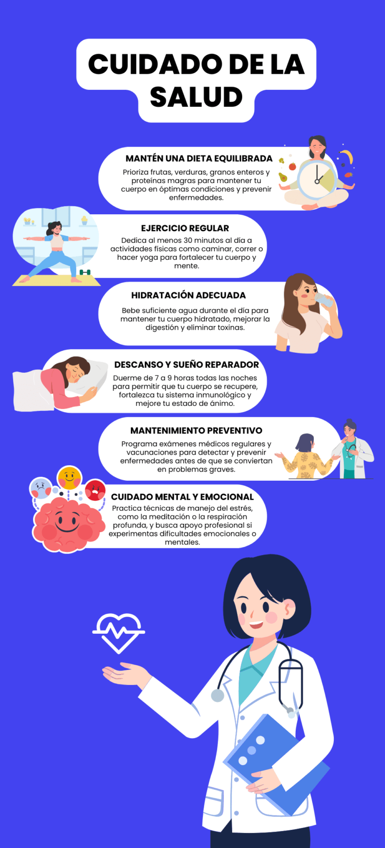 Infografías del Cuidado de la Salud 【Descargar】
